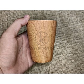 Jual KAYUKAYUKU Gelas Kayu / Mug Kayu / Cangkir Kayu Premium 7 Cm ...