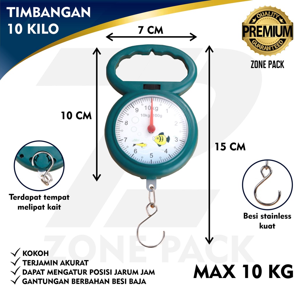 Jual Timbangan Gantung Portabel 10kg | Alat Timbang Praktis | Hanging ...