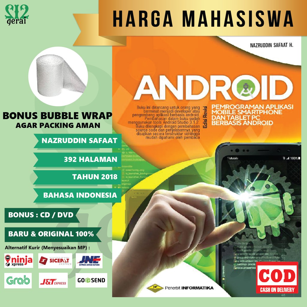 HARGA MAHASISWA BESTSELLER Buku Android Pemrograman Aplikasi Mobile ... HARGA MAHASISWA BESTSELLER Buku Android Pemrograman Aplikasi Mobile ...