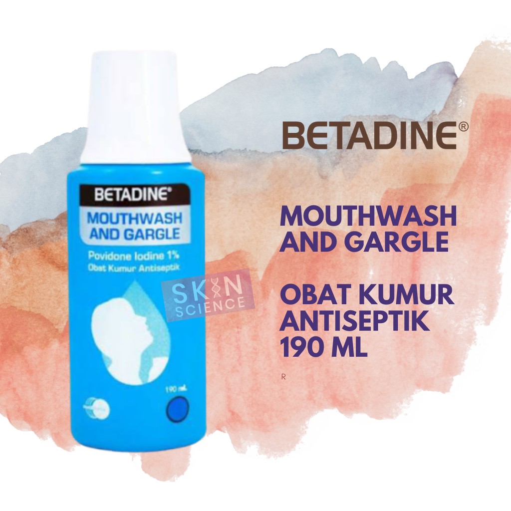 Jual Betadine Mouthwash And Gargle Obat Kumur Antiseptik (Betadine Kumur) 190 ml | Shopee Indonesia
