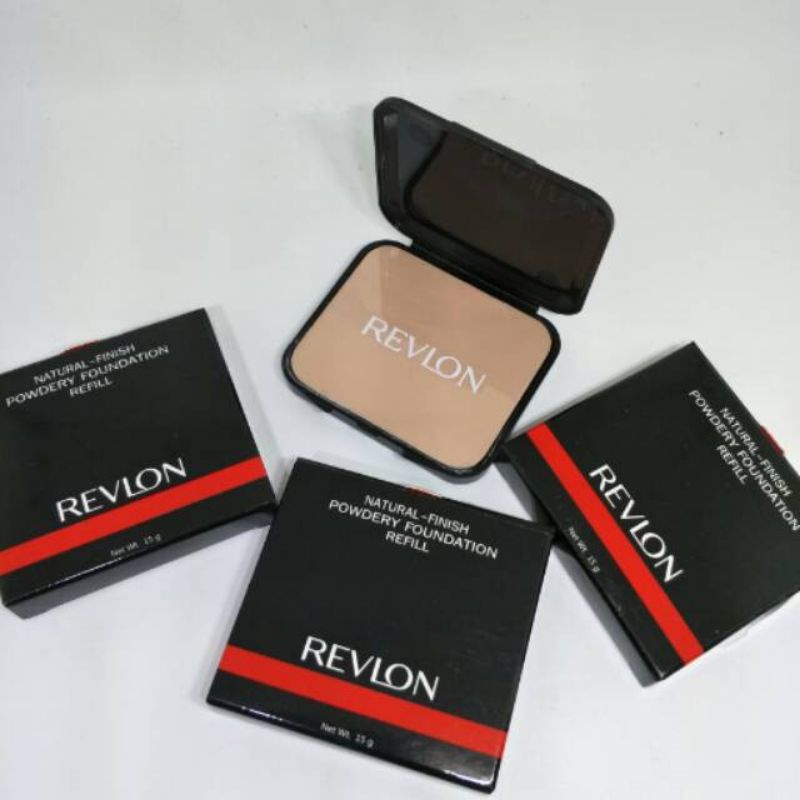 Jual Revlon Natural-Finish Powdery Foundation Refil 15g | Shopee Indonesia