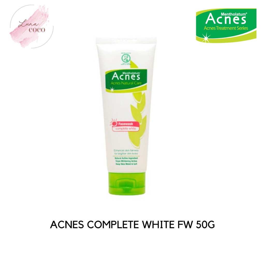 Jual ACNES COMPLETE WHITE FW 50G | Shopee Indonesia