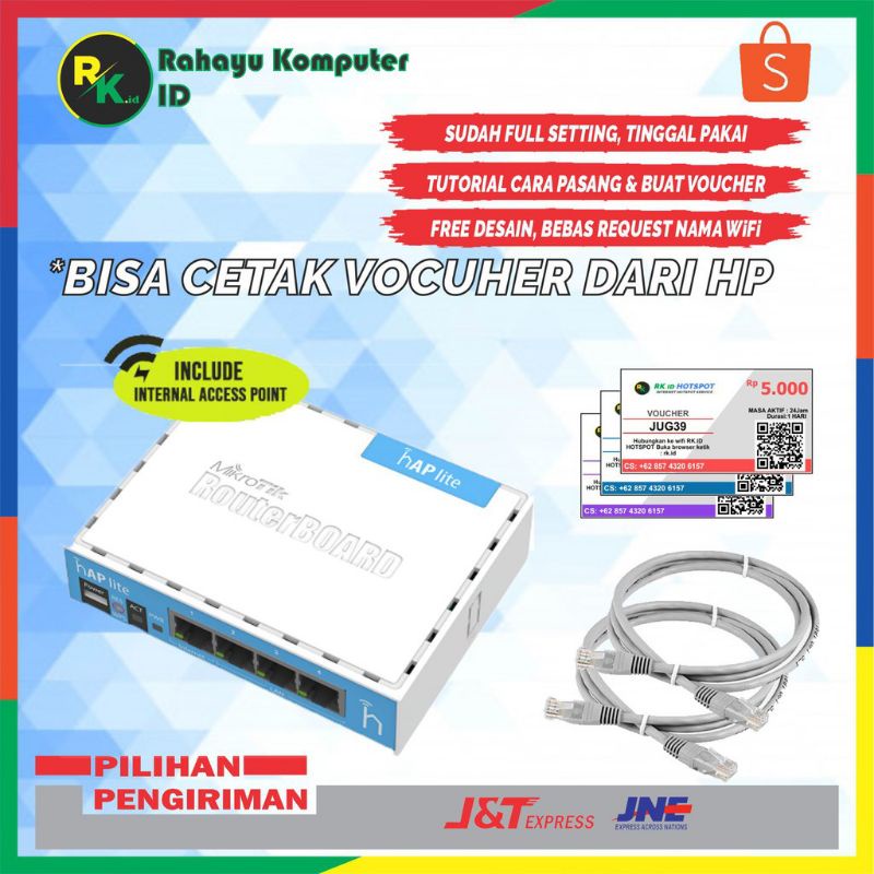 Jual Mikrotik RB941 Full Seting Voucher Murah | Shopee Indonesia Jual Mikrotik RB941 Full Seting Voucher Murah | Shopee Indonesia