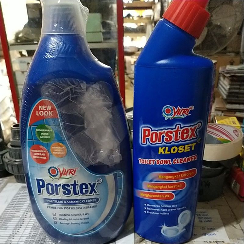 Jual Porstek 500ml pembersih porselen dan porstek kloset 500ml | Shopee ...