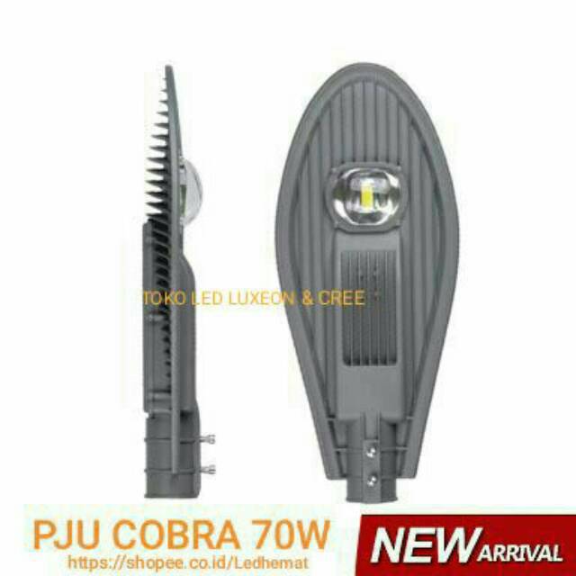 Jual PJU COBRA 70W 220V LED STREET LIGHT | Shopee Indonesia