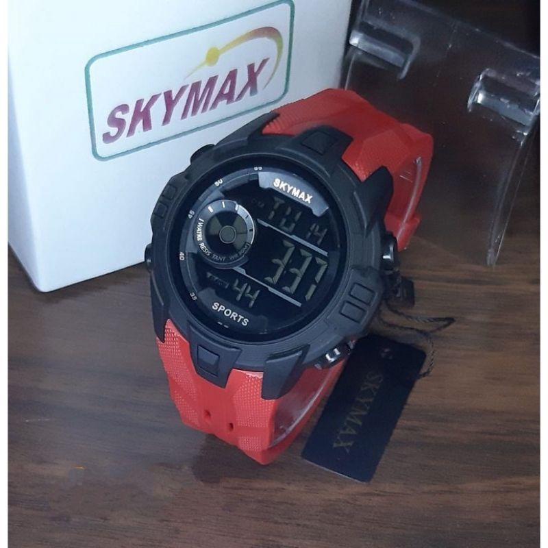 Jual JAM TANGAN ORIGINAL SKYMAX 2024 WATERPROOF BISA DIPAKAI RENANG | Shopee Indonesia