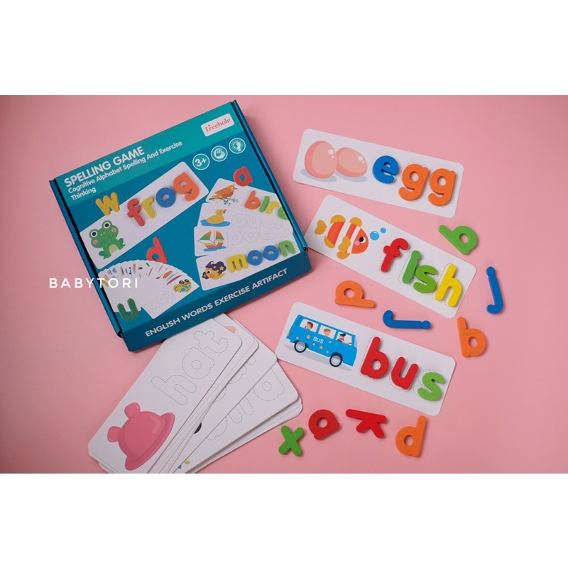 Jual Spelling Game ABC Wooden (Mainan mengeja) | Shopee Indonesia