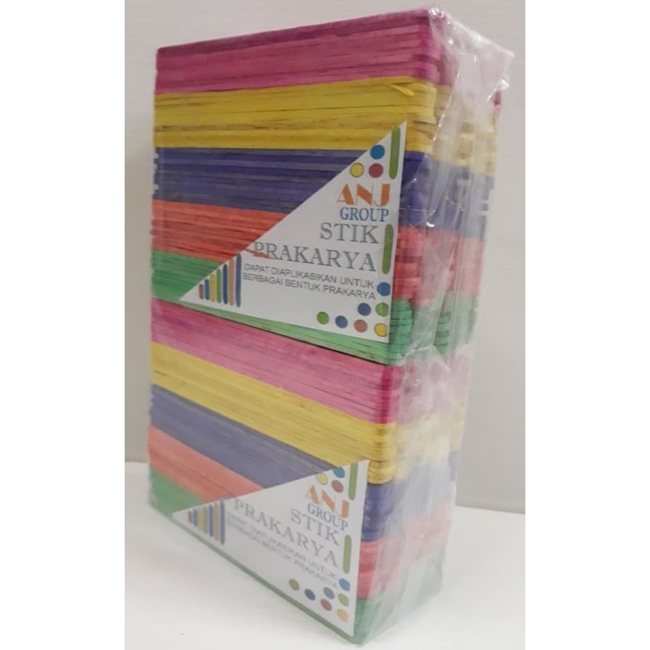 Jual Stik Es Cream Kayu Warna-Warni ( PACK ) | Shopee Indonesia