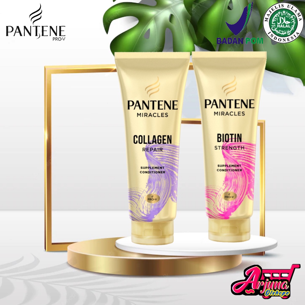 Jual Pantene Suplemen Conditioner Biotin Collagen 70ML 150ML | Shopee Indonesia