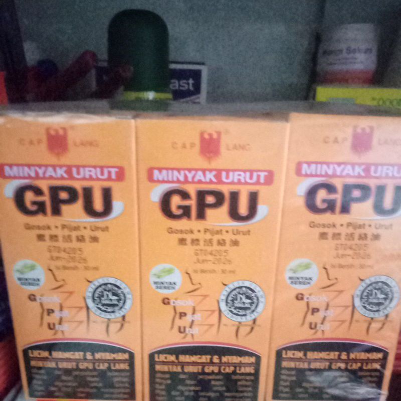 Jual GPU MINYAK URUT 30 ml | Shopee Indonesia