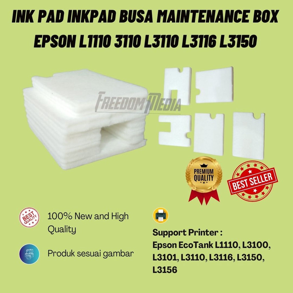 Jual Busa Ink Pad Epson L1110 1110 L3110 3110 L5190 InkPad Pembuangan ...