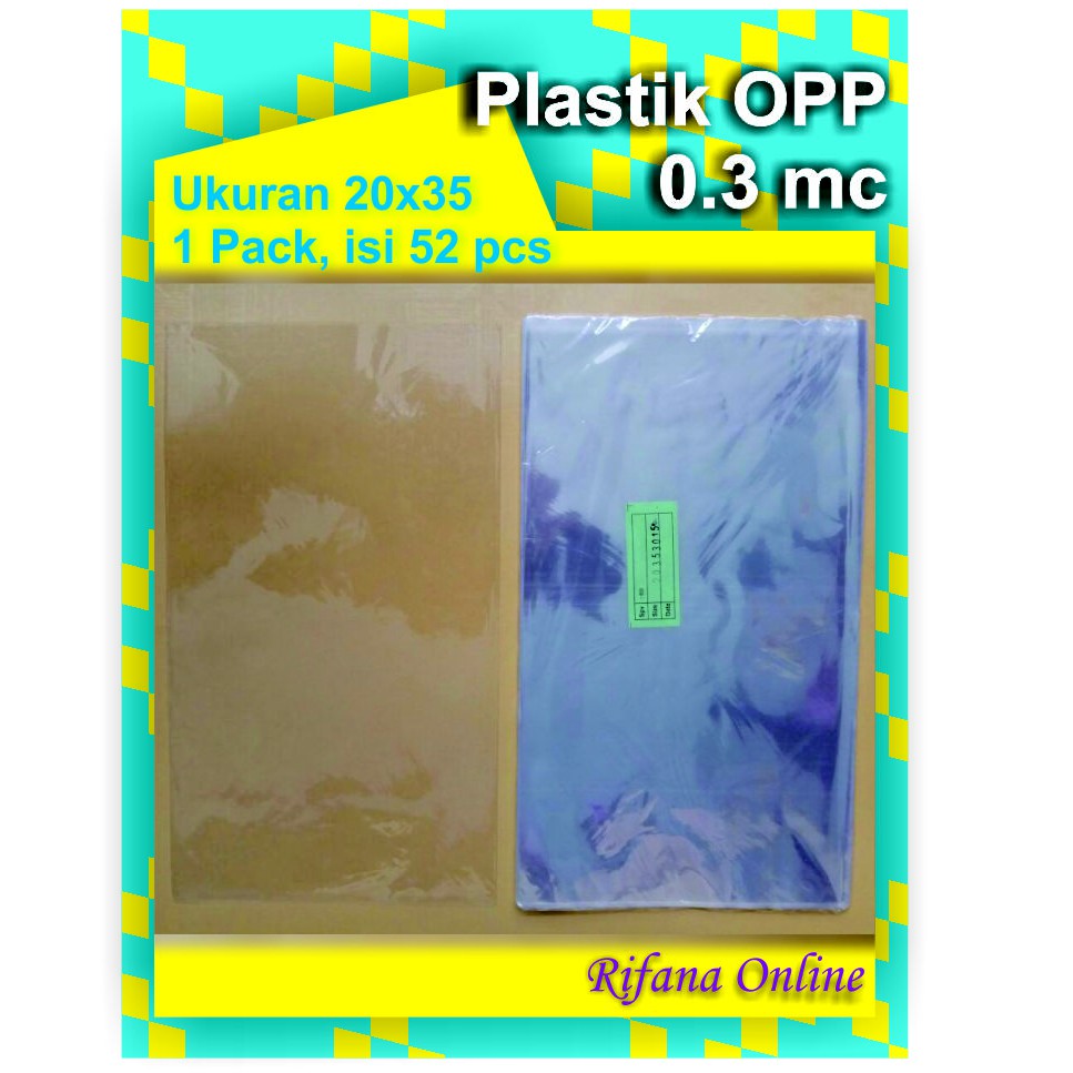 Jual Plastik OPP Ukuran 20 x 35 cm Indonesia|Shopee Indonesia