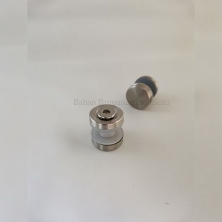 Jual Baut Kaca Stainless Penjepit Kaca Tiang Railing Tangga | Shopee ...