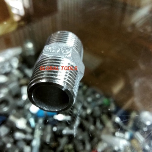 Jual Harga Turun Double nepple 14 ss 304 stainless sanitary sock join ...