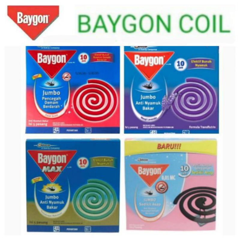 Jual Baygon Coil Max Standard / Jumbo - Obat Nyamuk Bakar Lavender ...