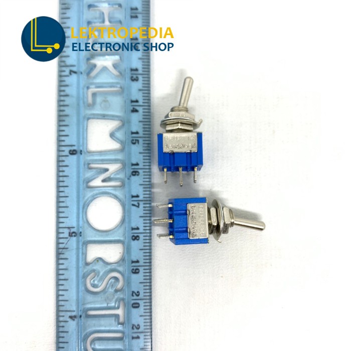 Jual Toggle 6p On Off On Kecil 3 posisi arah 6 pin kaki Switch Saklar ...