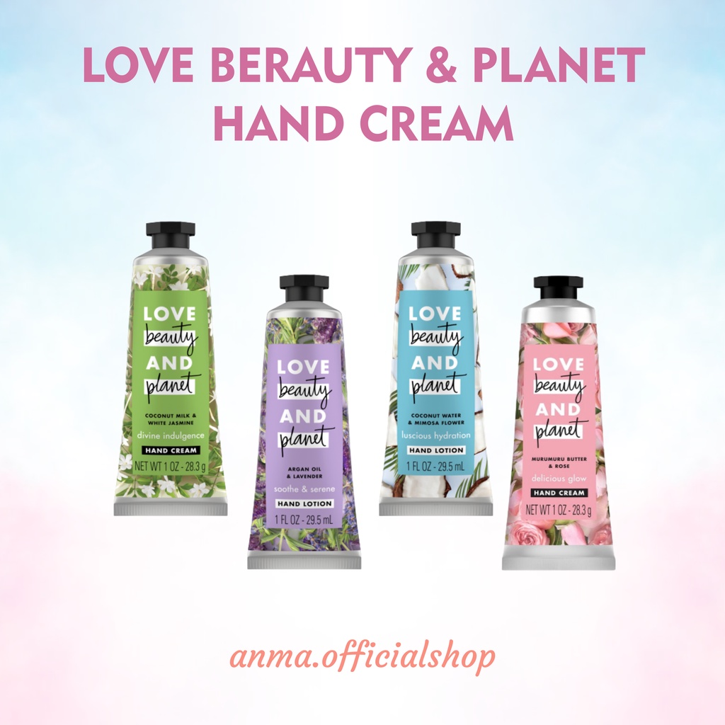 Jual Love Beauty And Planet Hand Cream Muru-muru Butter & Rose Oil ...