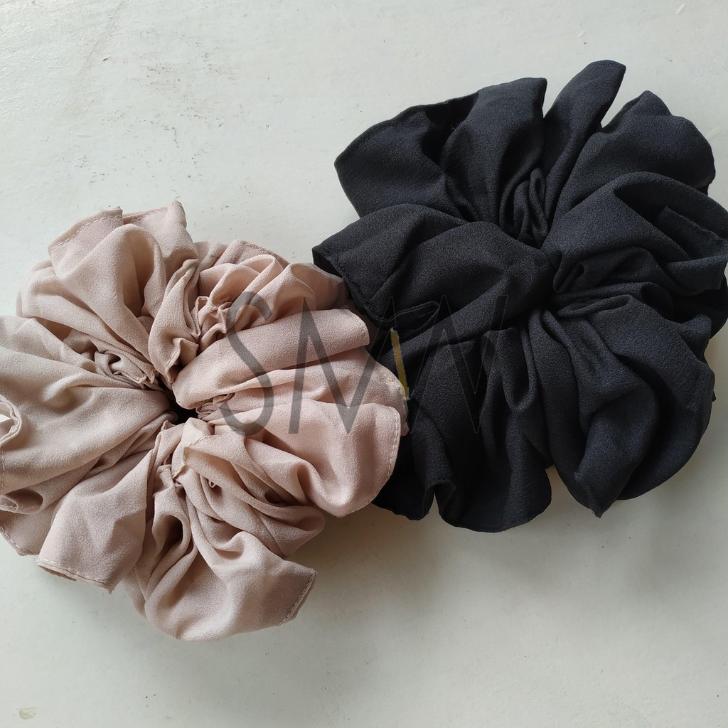 IKAT RAMBUT CEPOL HIJAB SCRUNCHIE | Shopee Indonesia