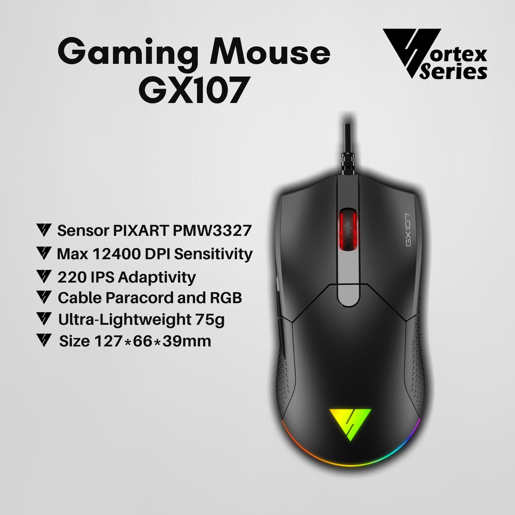 VortexSeries Gaming Mouse GX107 | Shopee Indonesia