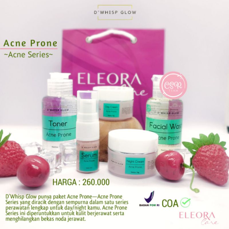 Jual Eleora Acne Prone D'Whisp Glow | Shopee Indonesia