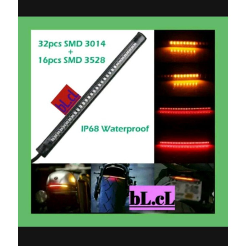 Jual LAMPU LED MOTOR LAMPU REM MOTOR LAMPU PLAT MOTOR FLEXIBLE 17 CM ...