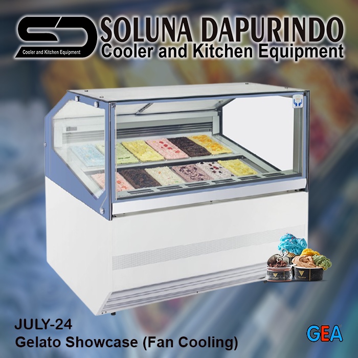 Jual GEA GELATO SHOWCASE fan cooling JULY-24 / JULY24 / TEMPAT ES KRIM | Shopee Indonesia