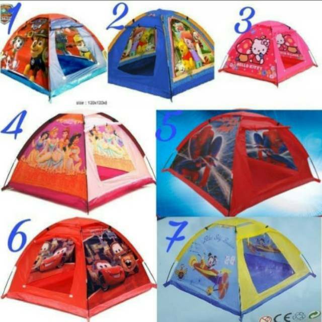 Jual Tenda Camping Anak Motif Cartoon Lucu Tenda Piknic Tamasya ...