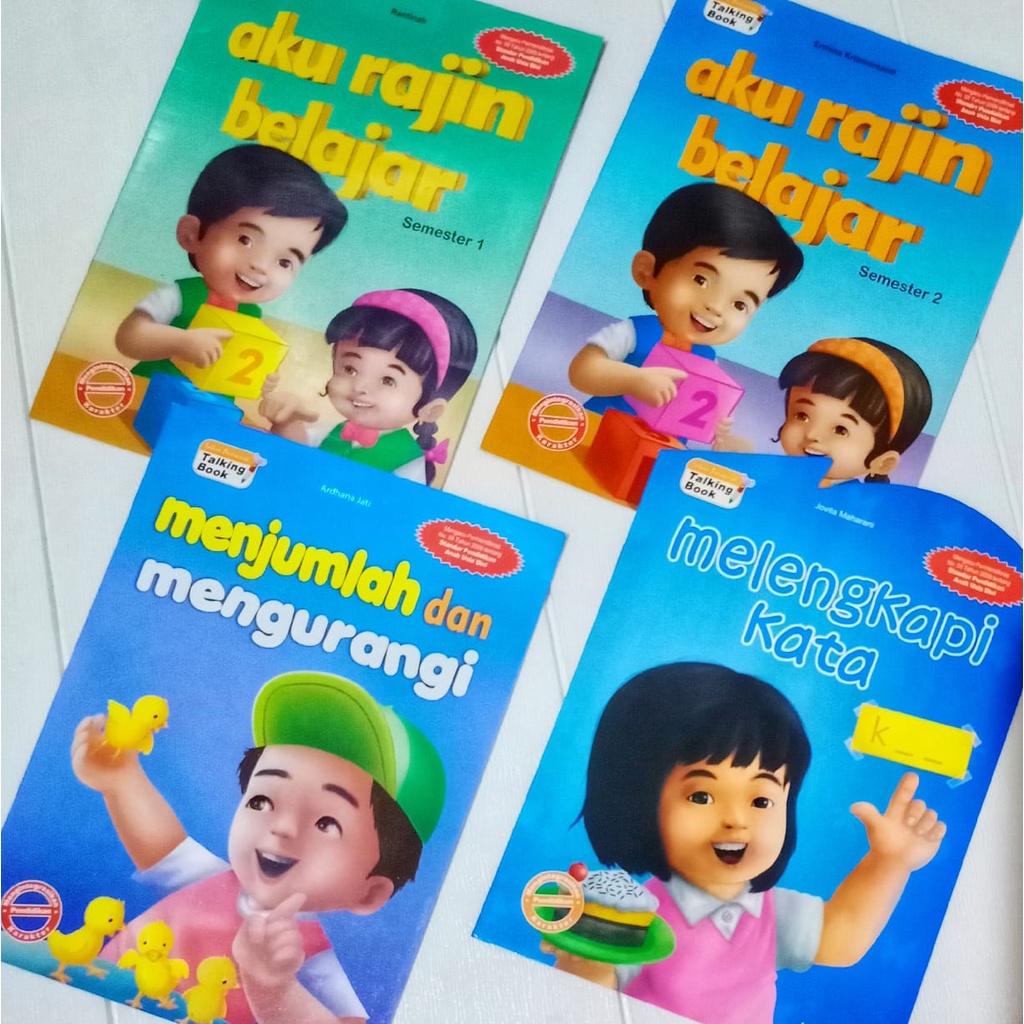 Jual BUKU BELAJAR ANAK Talking Book Aku Rajin Belajar | Intan Pariwara ...