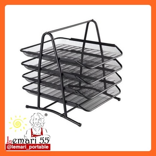 Jual LATTE 4 Tier Document Tray / Penyimpan File Dokumen / Rak Meja ...