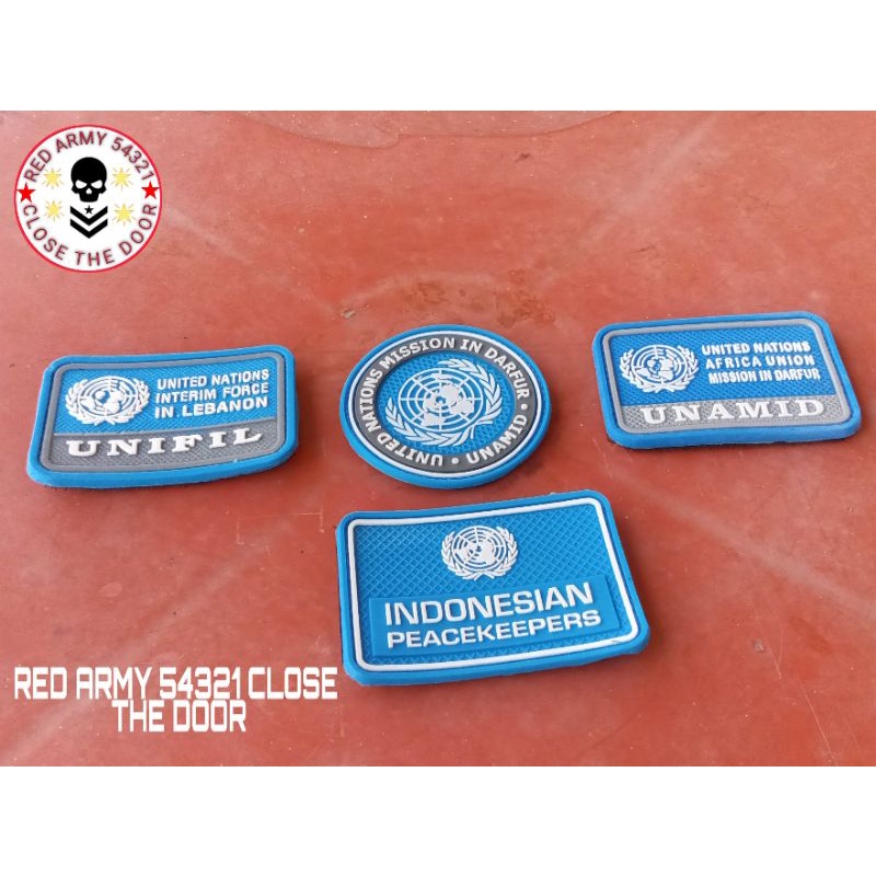 Jual Patch Rubber UNIFIL UNAMID UNITED NATIONS INDONESIAN PEACEKEEPER ...
