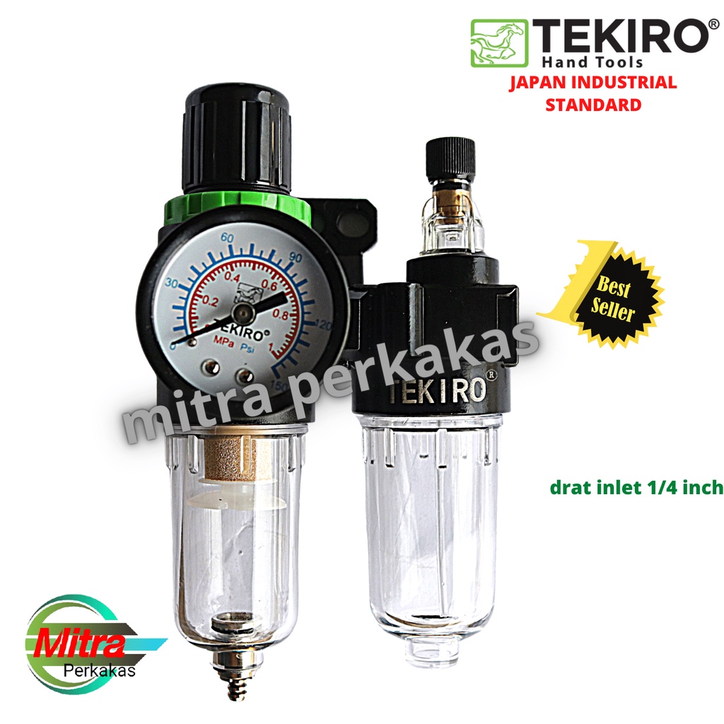 Jual Tekiro air control unit double Air Filter angin compressor mini ...
