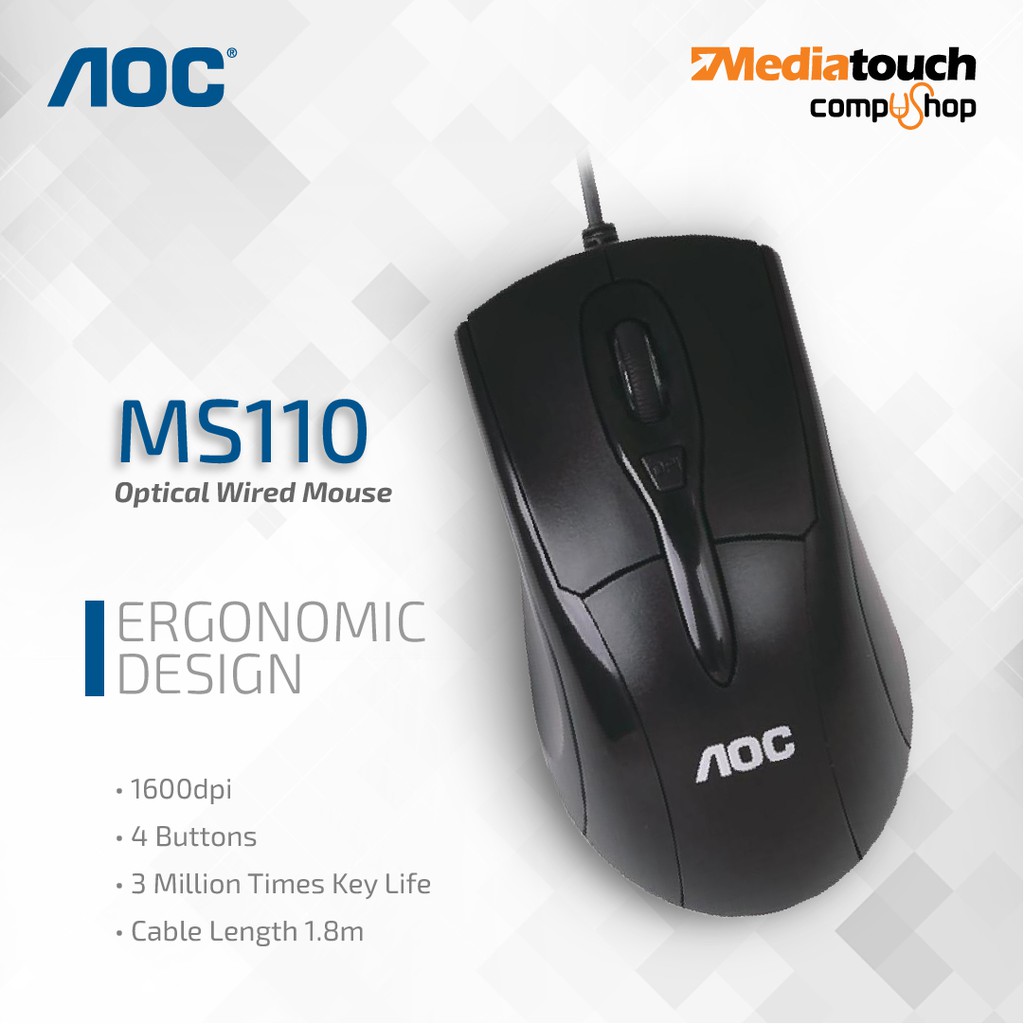 Jual AOC MS110 - Gaming Mouse Indonesia|Shopee Indonesia