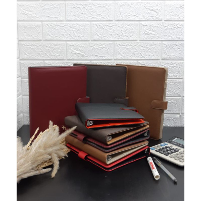 Jual Binder Polos Premium A5 B5 Binder Exlusive Binder Ring 20 dan Ring ...