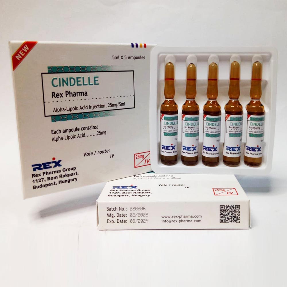Jual Alpha Lipoic Acid Injection Cindelle Rex Pharma | Shopee Indonesia