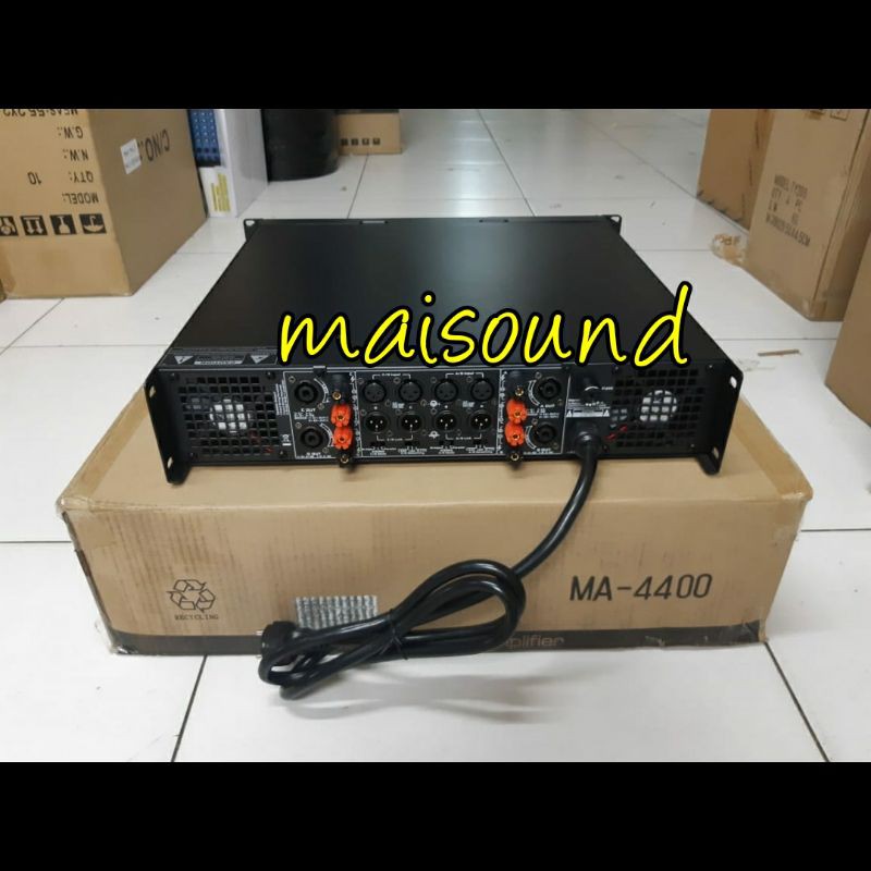 Jual POWER AMPLIFIER MEGAVOX MA4400 POWER AMPLI MEGAVOX MA 4400 ORIGINAL | Shopee Indonesia