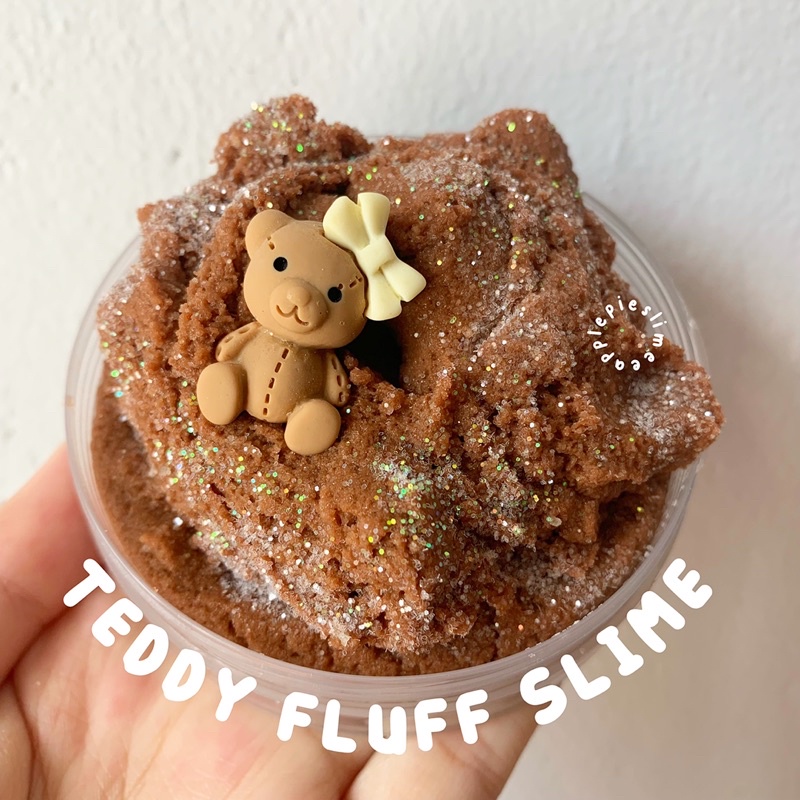 Jual TEDDY FLUFF SLIME BY APPLE PIE | Shopee Indonesia
