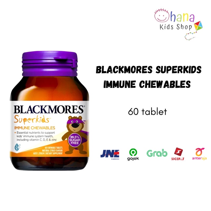 Jual Blackmores Superkids Immune Chewables Chewable isi 60 | Shopee ...