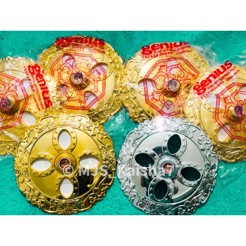 Jual Ornamen Lampu Plafon PVC Fitting Hias Jumbo 30cm Genius/Ornamen ...