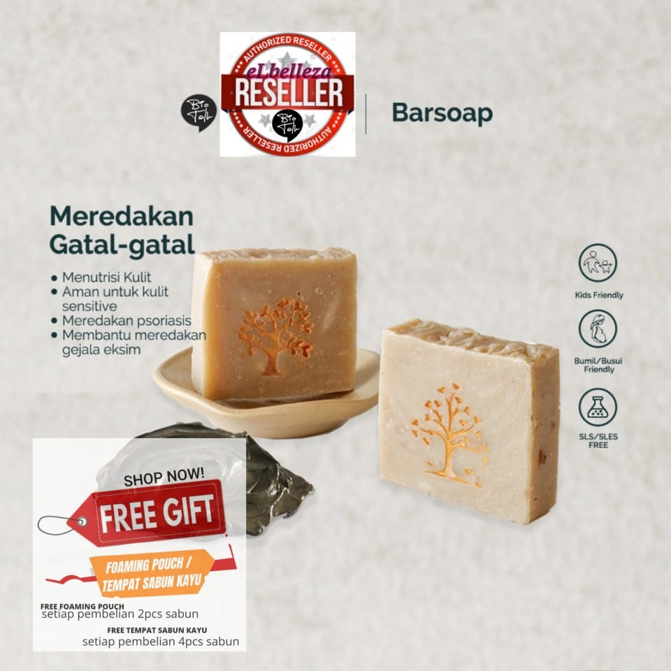 Jual Bio Talk Sabun Natural Herbal | Barsoap Dead Sea Mud - Kulit ...