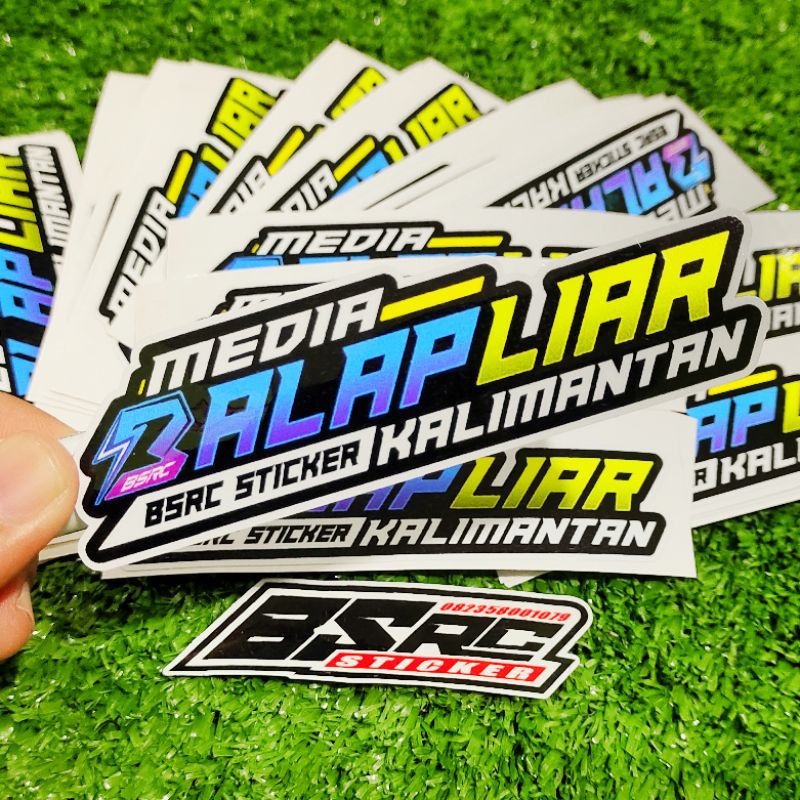 Jual sticker media balap liar kalimantan / sticker racing viral ...