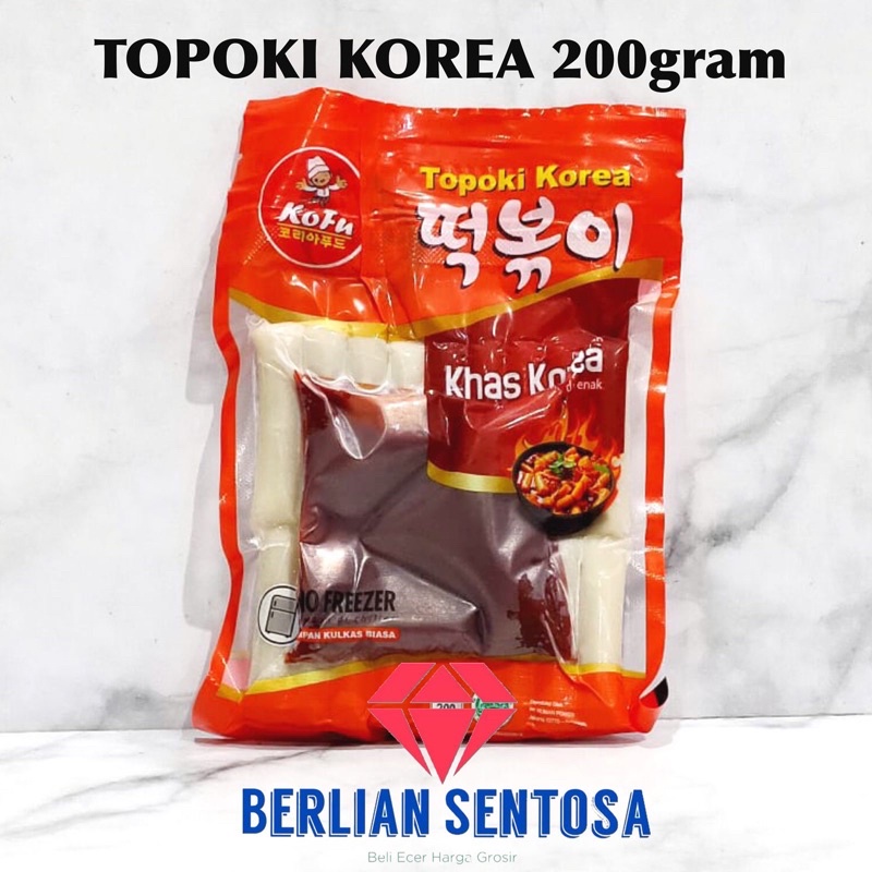 Jual Topoki kofu toppoki korea 200gr | Shopee Indonesia