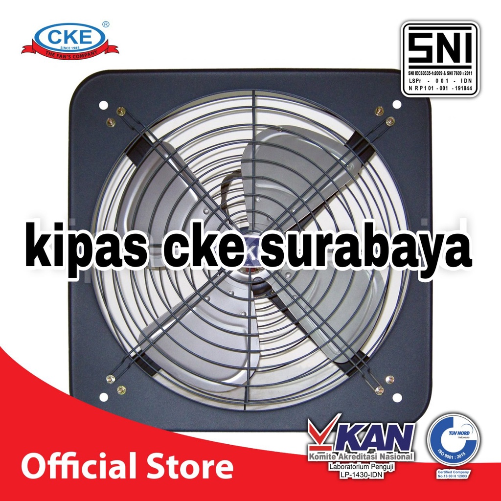 Jual CKE Exhaust Fan Standard 16 Inch ESN-D16/1 220 Volt Kipas Dinding Gudang Restoran Indonesia ...