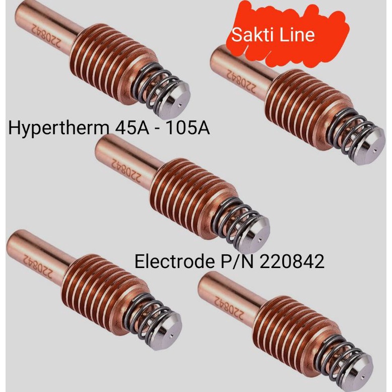 Jual Hypertherm Part Electrode P/N 220842 - Plasma Cutting | Shopee ...