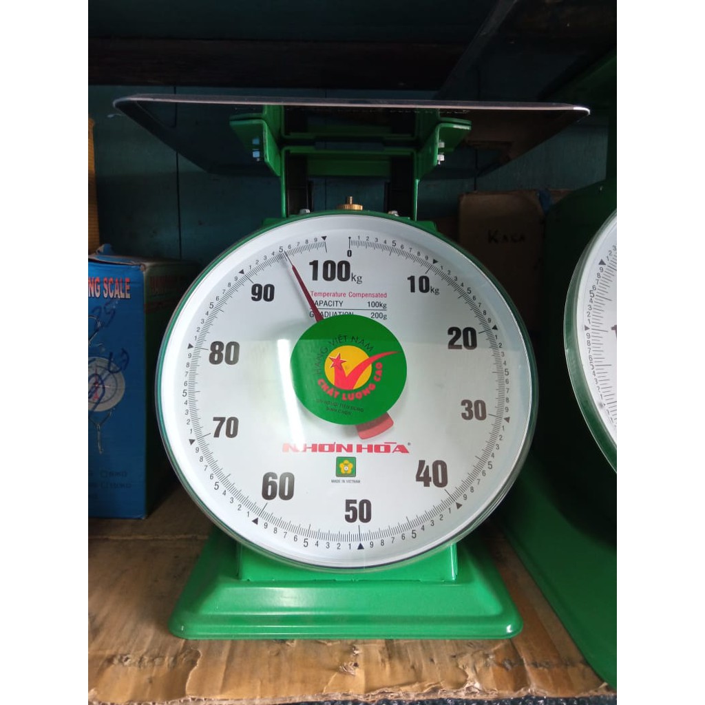 Jual Timbangan Duduk Pegas/Jarum ukuran 100 Kg NHONHOA Original | Shopee Indonesia