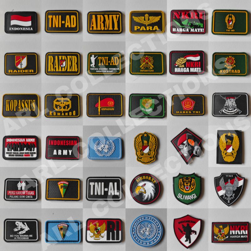 Jual patch rubber logo tni ad/rubber patch tni/kostrad/kopassus ... Jual patch rubber logo tni ad/rubber patch tni/kostrad/kopassus ...