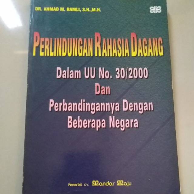 Jual Buku Perlindungan Rahasia Dagang Indonesia|Shopee Indonesia Jual Buku Perlindungan Rahasia Dagang Indonesia|Shopee Indonesia
