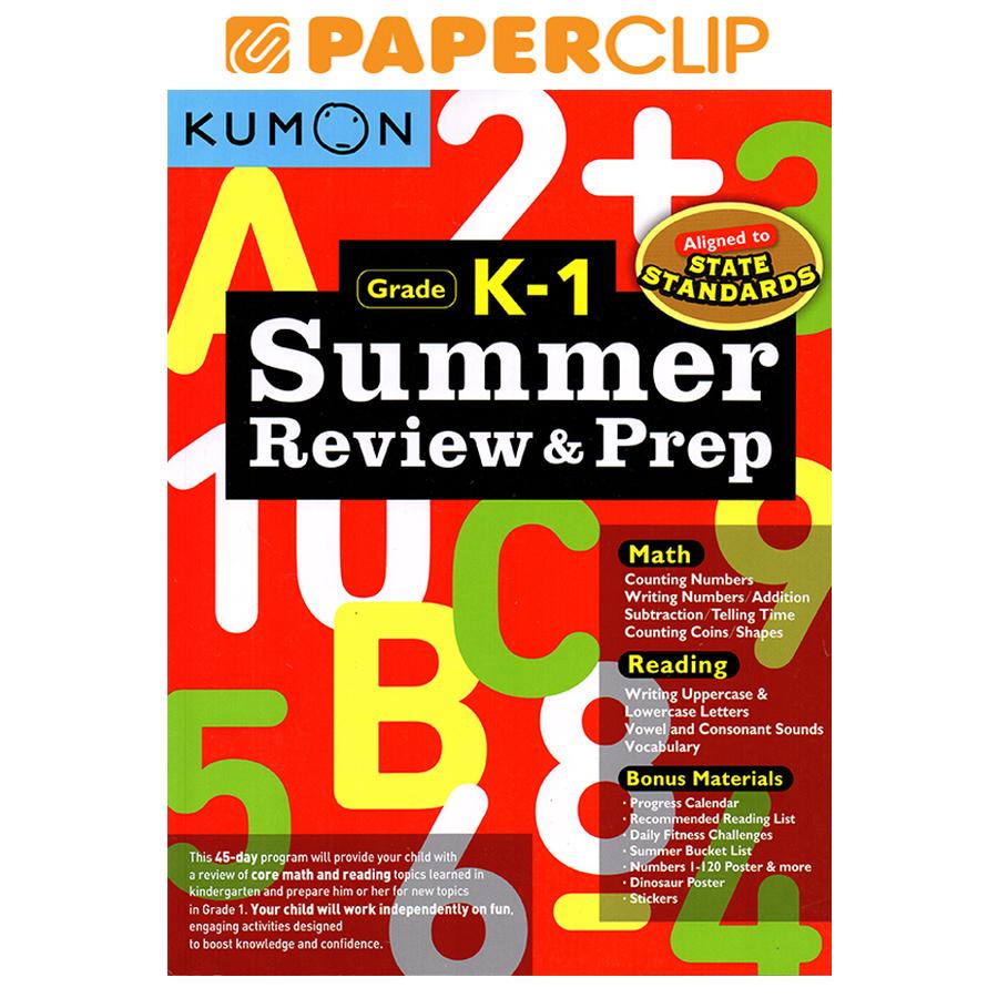 Jual KUMON Summer Review & Prep Grade K-1 | Shopee Indonesia