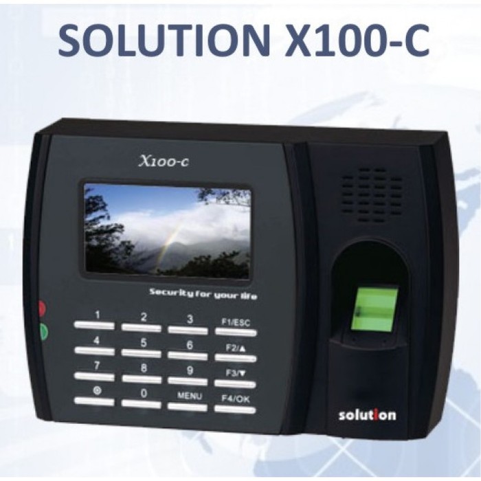 Jual Fingerprint Solution X100C - Fingerprint Absent Machine | Shopee ...
