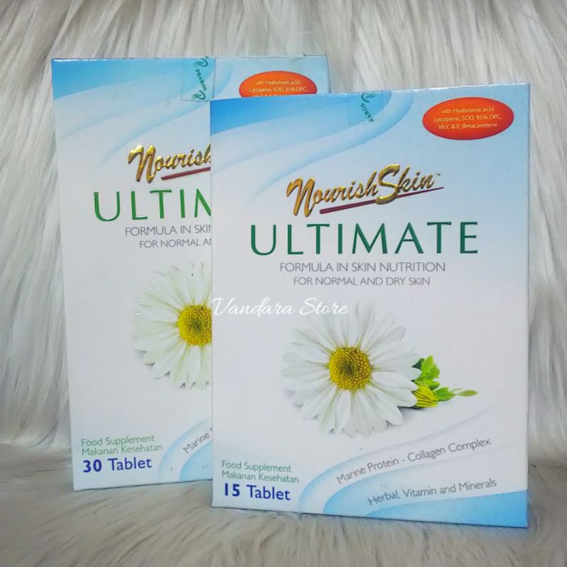 Jual Nourish Skin Ultimate 15 30 60 tablet - Suplemen Kulit | Shopee ...