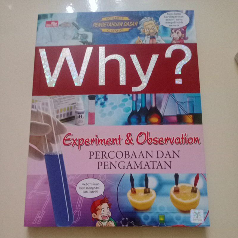 Jual Buku Pre-loved Science Comic Seri Why? Experiment & Observation | Shopee Indonesia